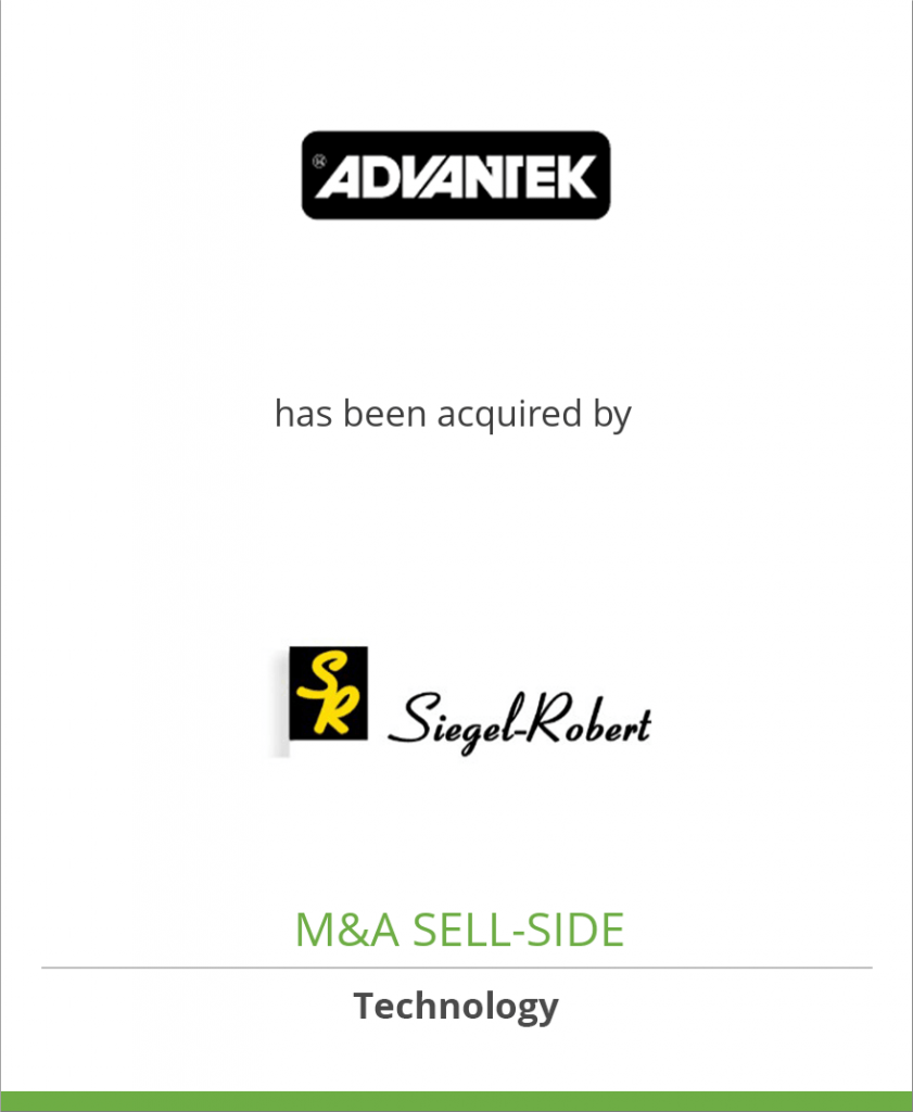 Advantek has been acquired by Siegel-Robert – Capital Alliance