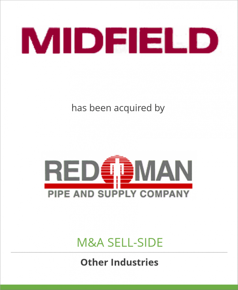 Midfield Supply Ltd. has been acquired by Red Man Pipe & Supply Co ...